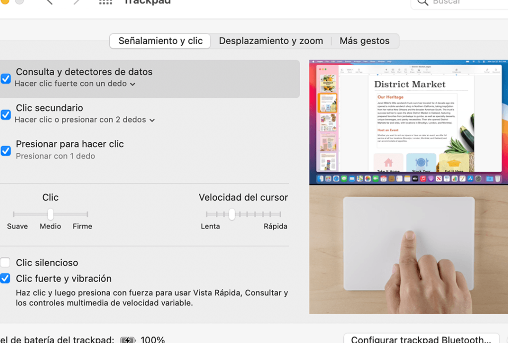 ️】Cómo configurar el trackpad de Mac tech10