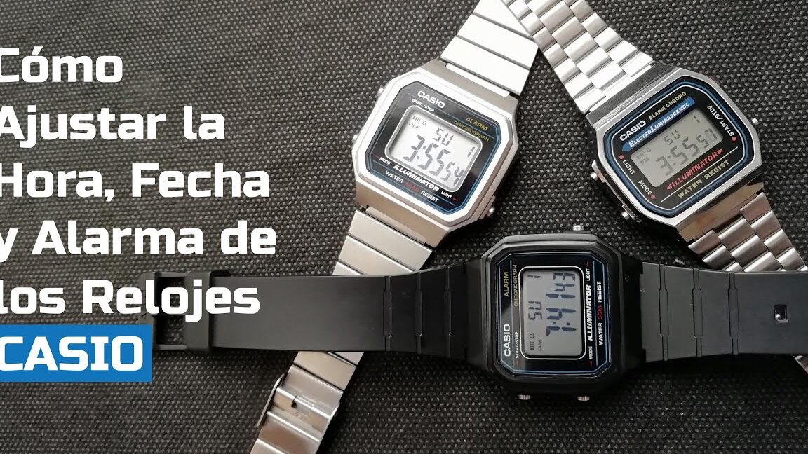 ️】Cómo configurar un reloj Casio Illuminator tech10