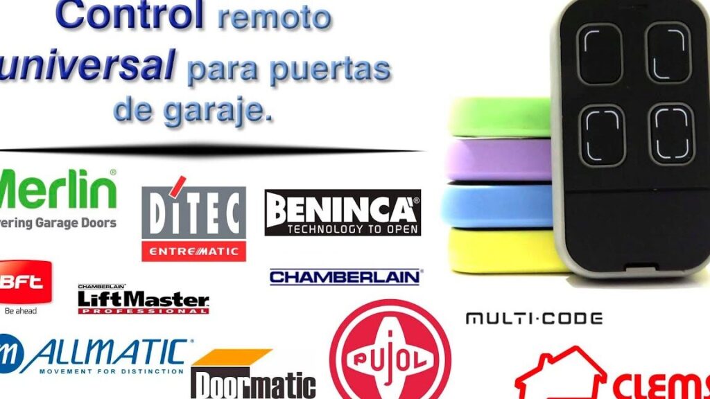 ️】Cómo programar un control universal para puerta de garaje tech10